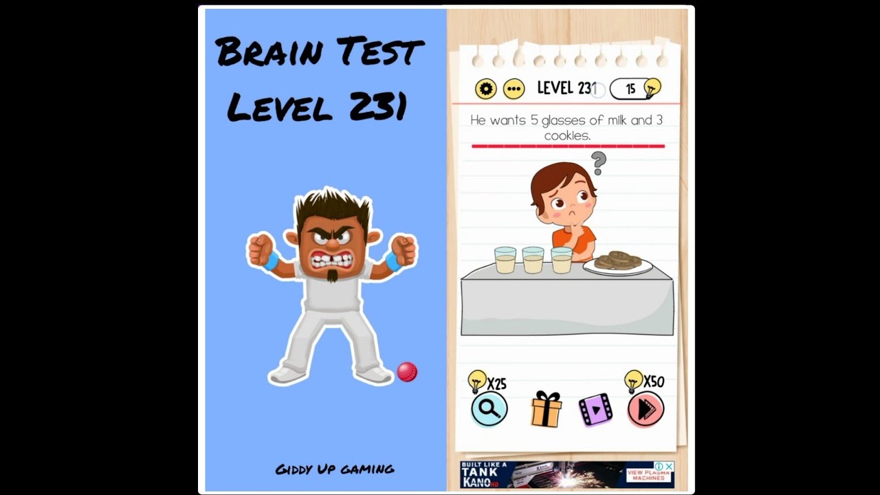 BRAIN TEST LEVEL 231 ANSWER - YouTube