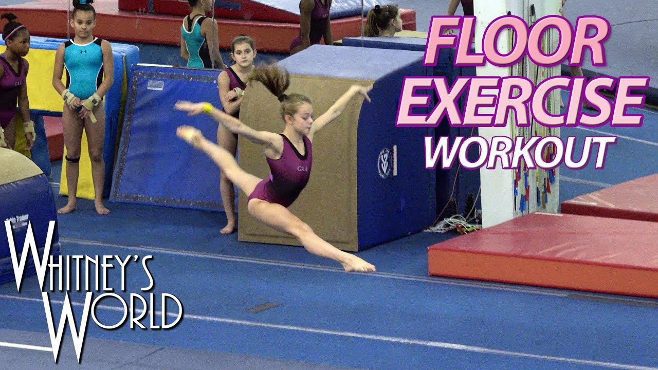 Gymnastics Floor Exercise Workout | Whitney Bjerken - YouTube