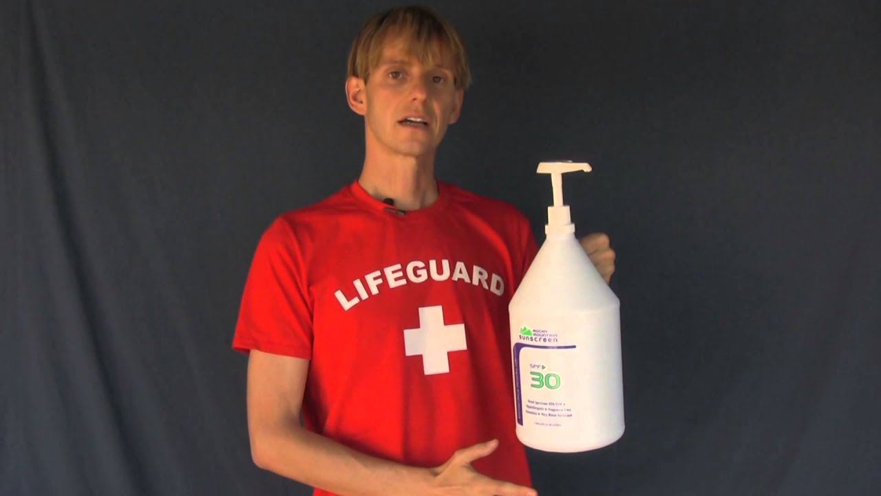LIFEGUARD SUNSCREEN GALLON WITH PUMP - YouTube