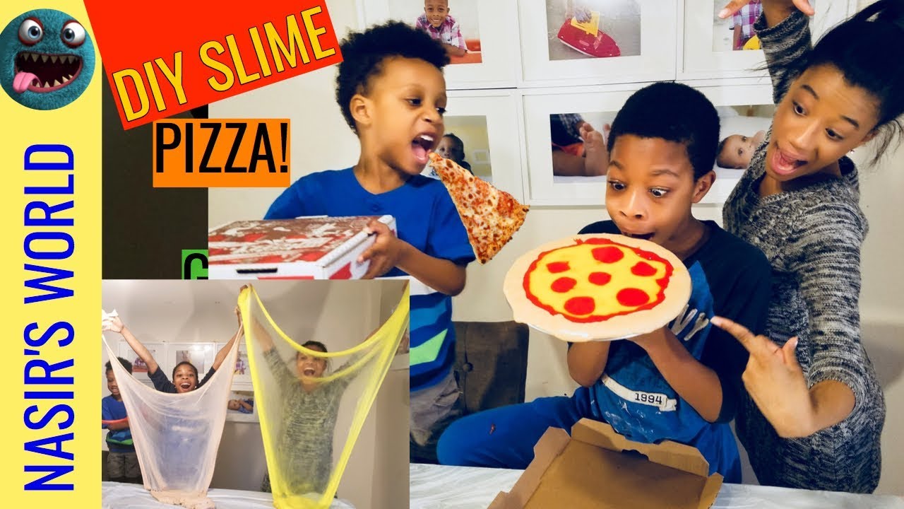 DIY Slime Pizza | Making Food Out of Slime | How to Make Slime - YouTube