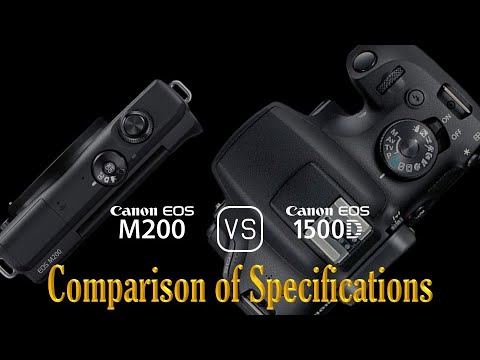 Canon EOS M200 vs. Canon EOS 1500D: A Comparison of Specifications - YouTube