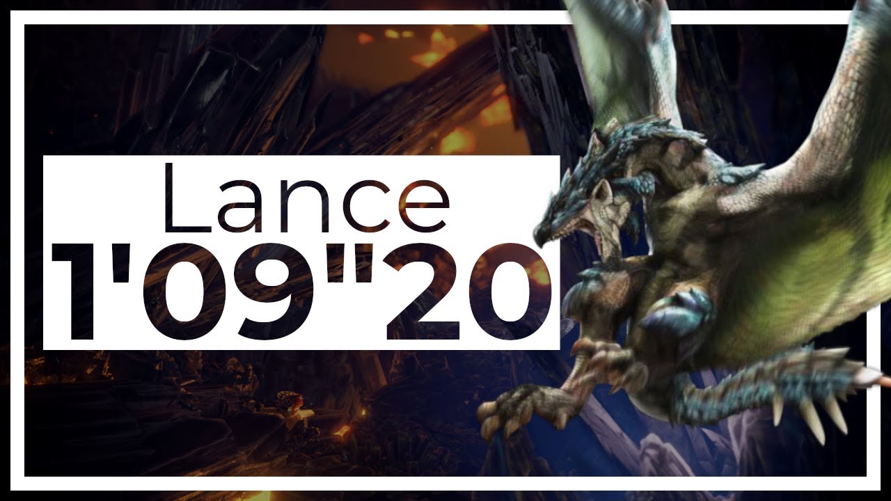 MHW | Azure Rathalos (Lance) - 1'09"20 - YouTube