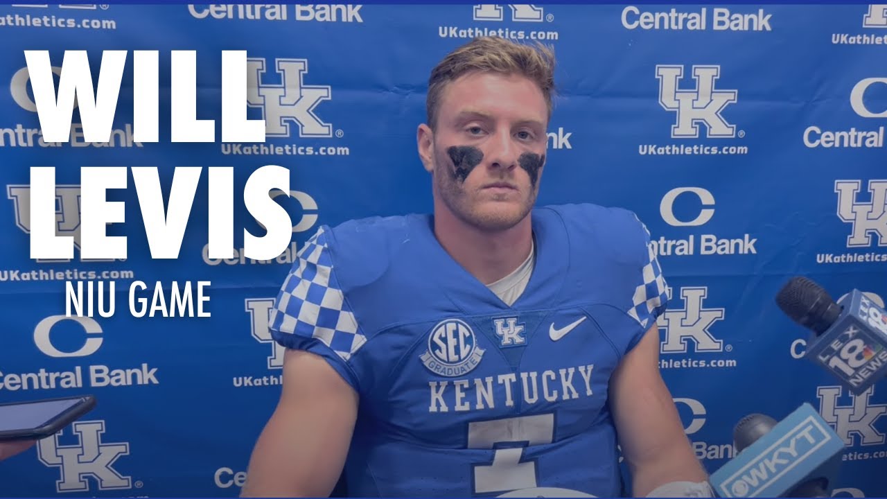 Will Levis on Kentucky's win over Northern Illinois | Postgame ...