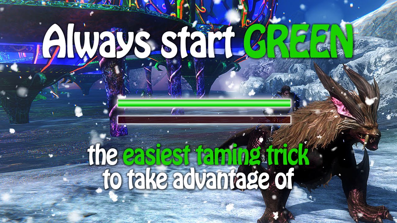 How to tame every mount - easiest trick - YouTube