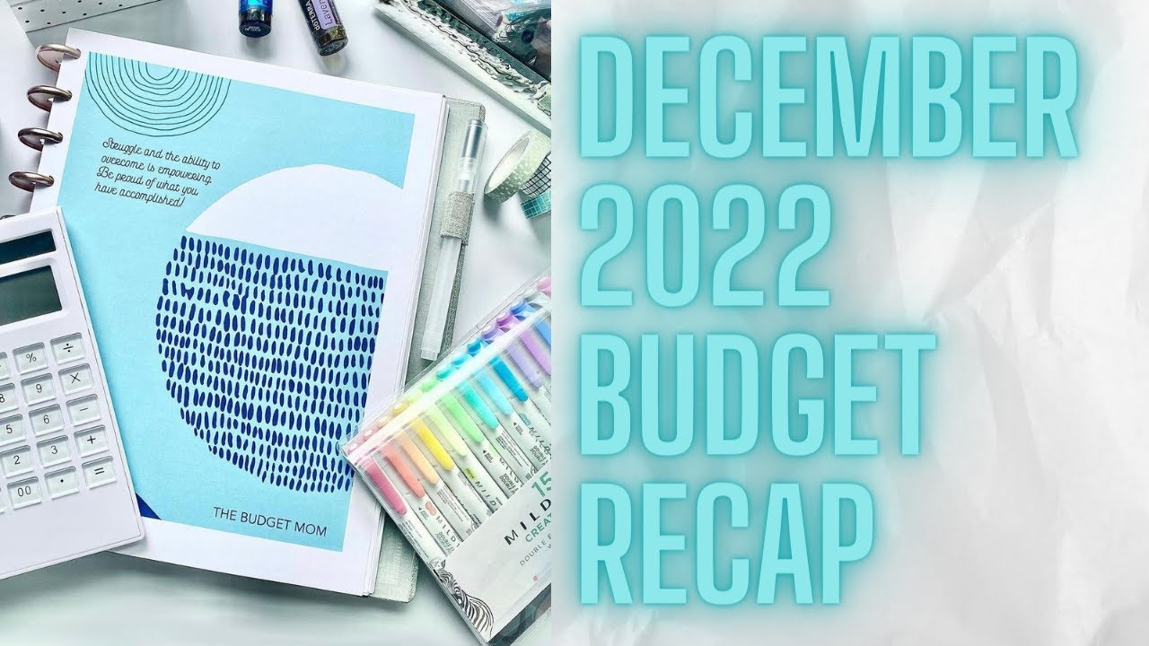 December 2022 Budget Recap | Budget by Paycheck Workbook | The Budget ...