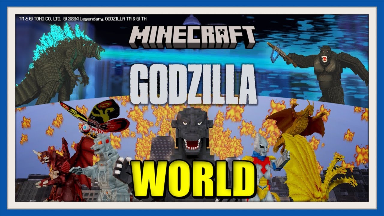Minecraft: Godzilla World! (DLC) - YouTube