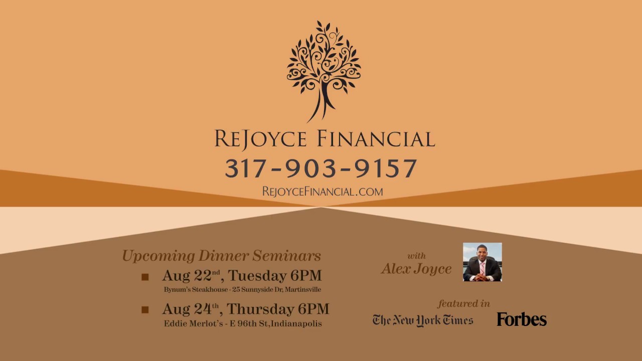 ReJoyce Financial Free Dinners - August 2017 - YouTube