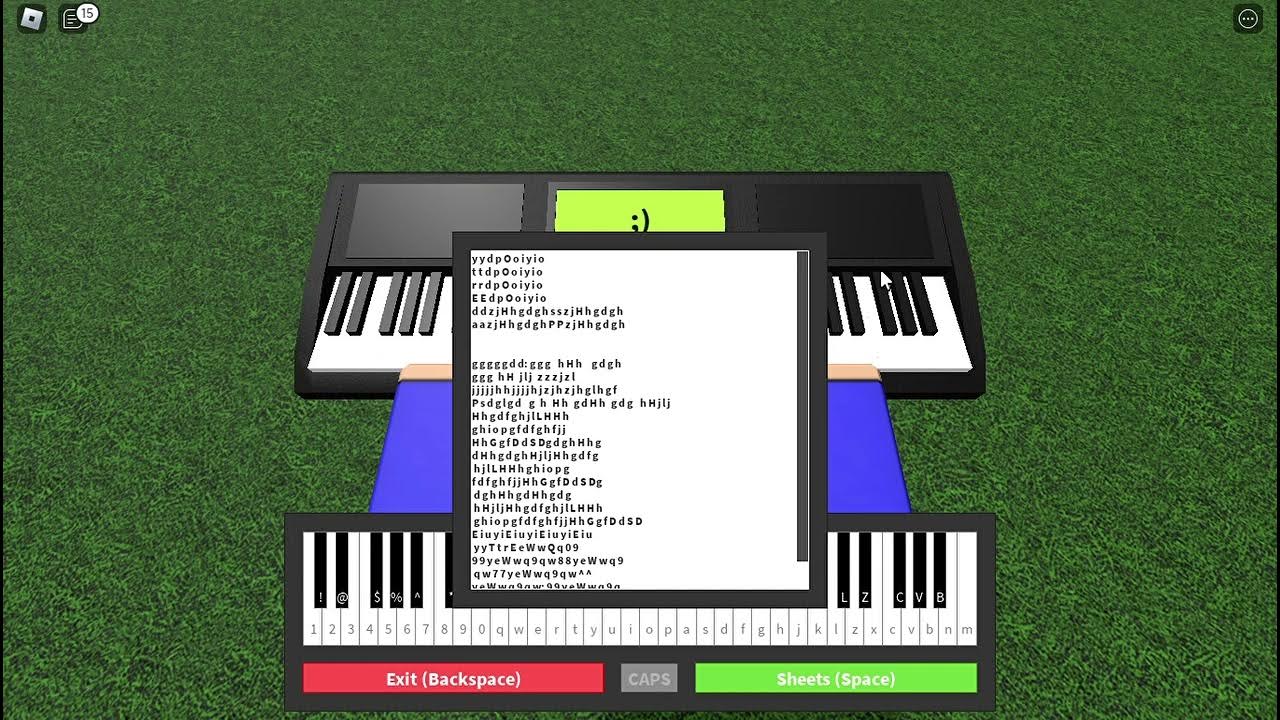 Roblox Piano Practice - YouTube