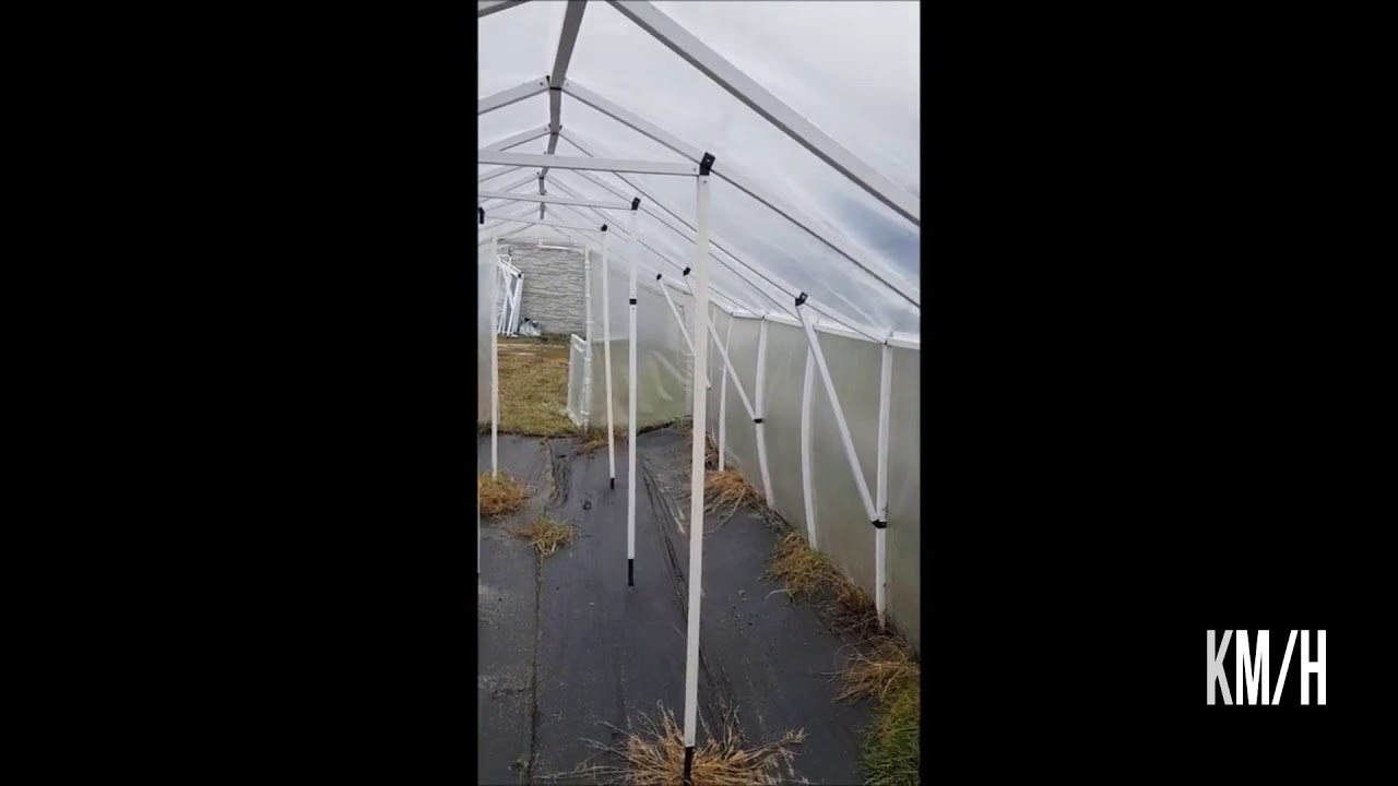 Plastenik 18 m2 / PVC KONSTRUKCIJA + NAJLON (PROFESIONALNI MODEL) - YouTube