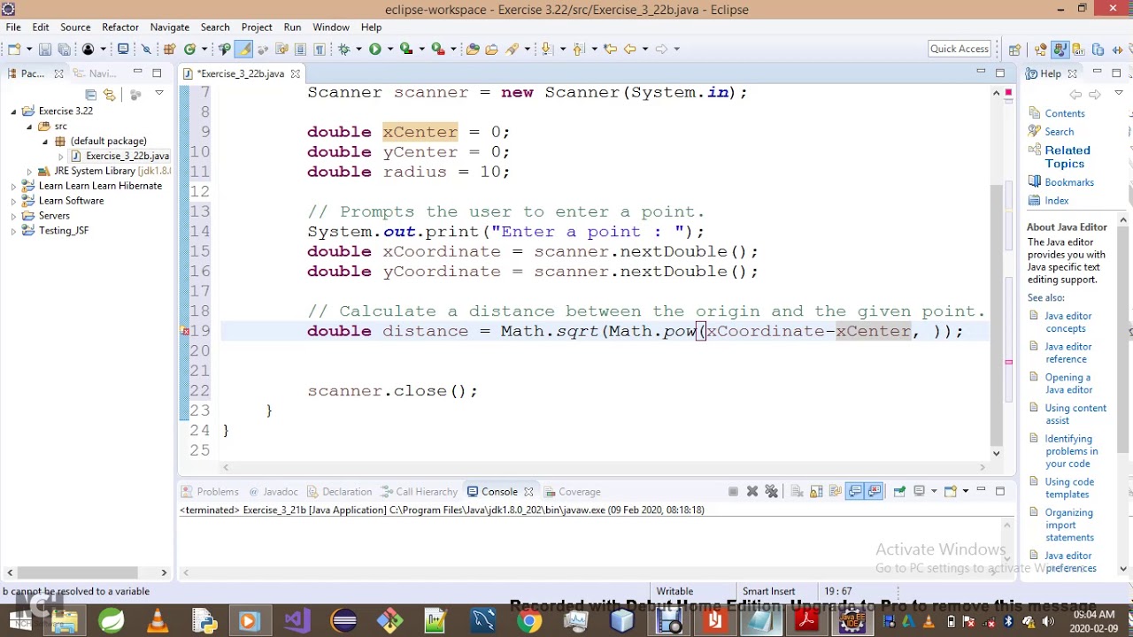 Introduction To Java Programming Exercise 3 22b Youtube