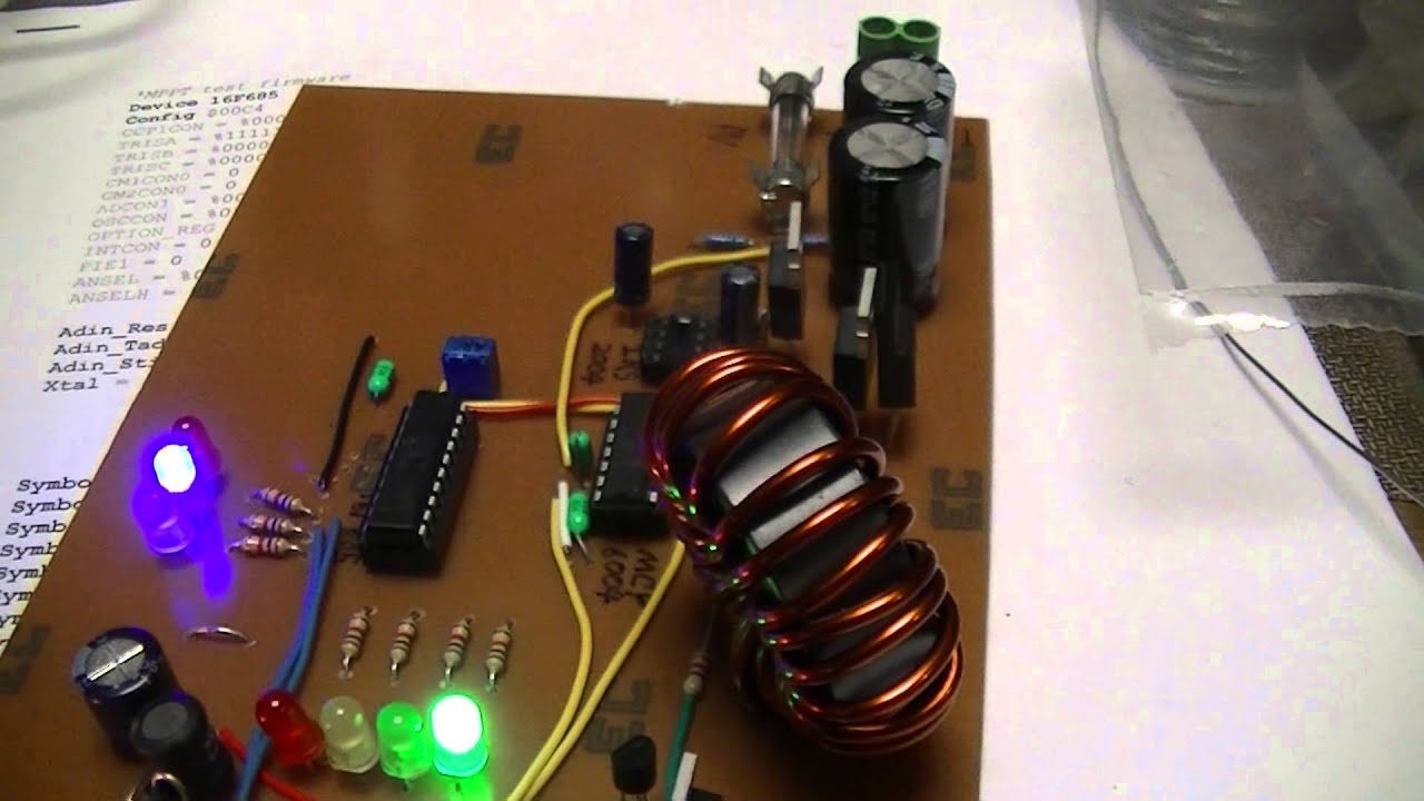 DIY MPPT finished board testing - YouTube