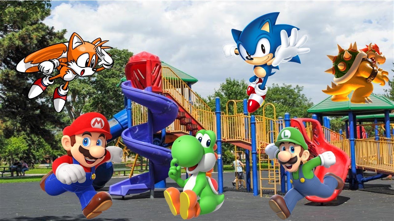 Mario and Luigi go to the park - YouTube