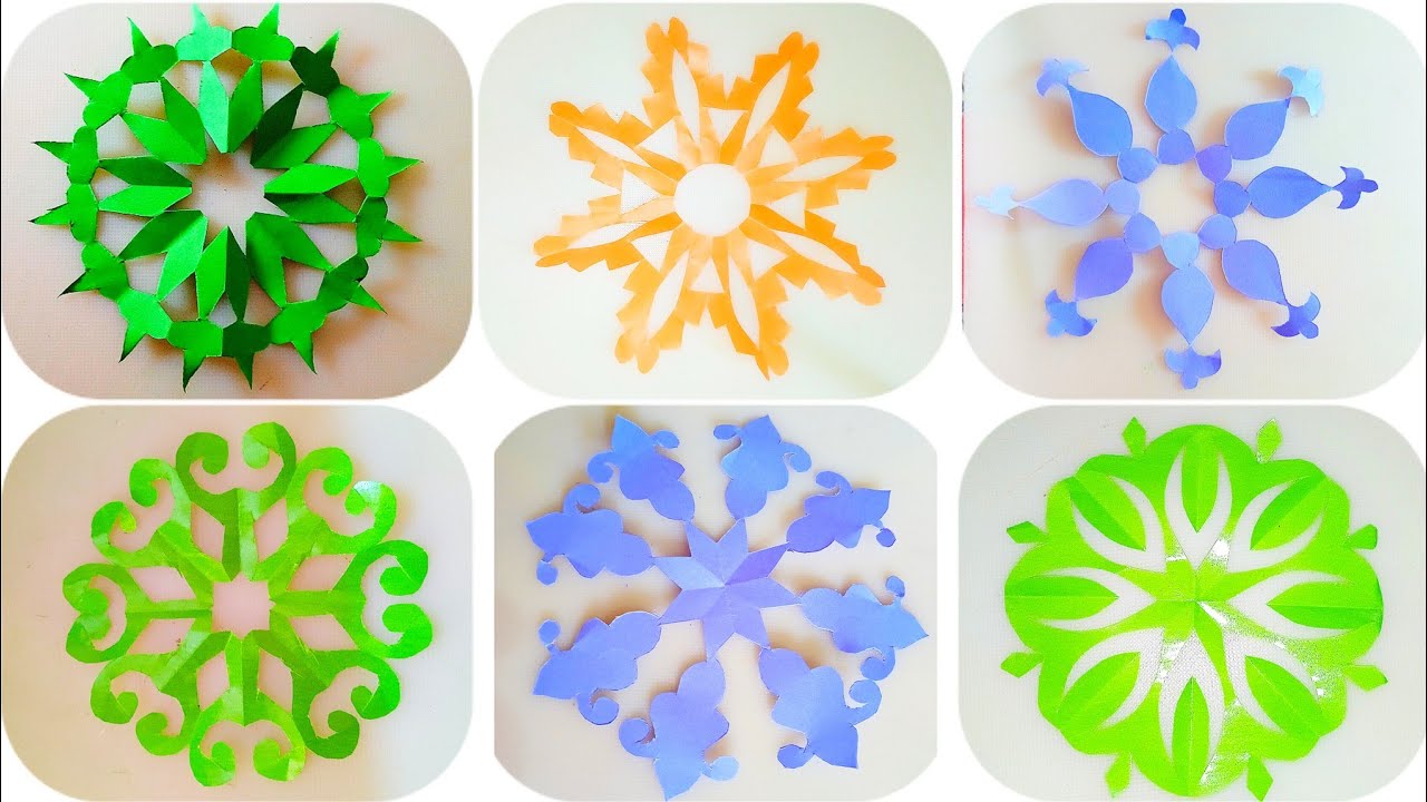 6 Simple and easy paper designs in one video||#origami #paperdesign # ...