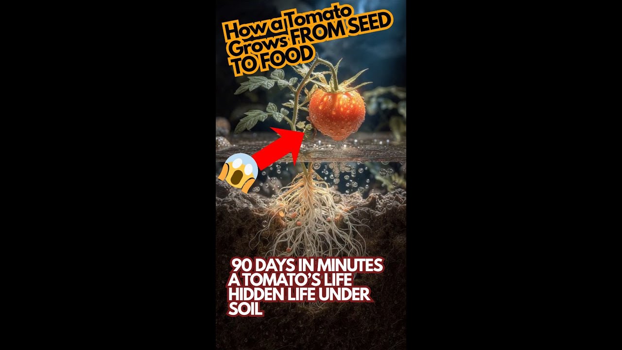 How a Tomato Grows — From a Tiny Seed to Full Harvest (Time-Lapse ...