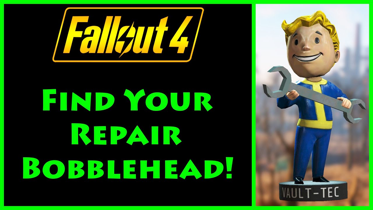 Fallout 4 - Repair Bobblehead Location - 4K Ultra HD - YouTube