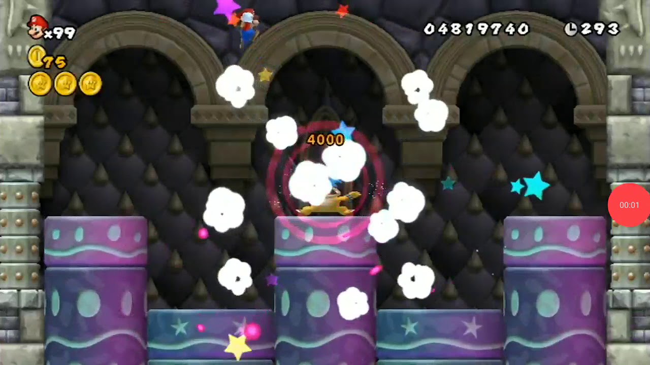 New Super Mario Bros Wii- Boss Larry Screaming - YouTube