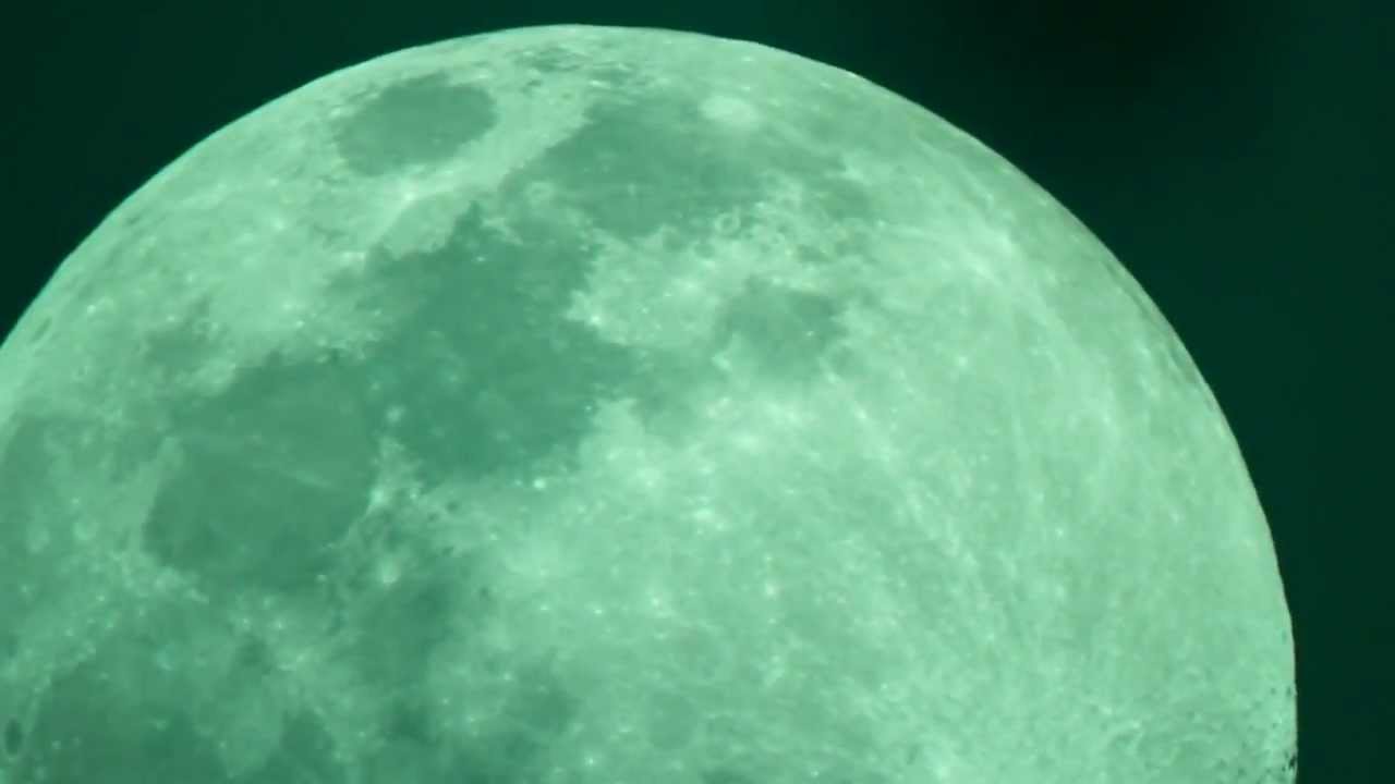 Moon in my 8" Meade LX200 telescope - YouTube