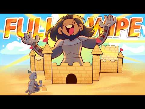 WE BUILT THE GREATEST SANDCASTLE IN ARK PVP! | FULL WIPE