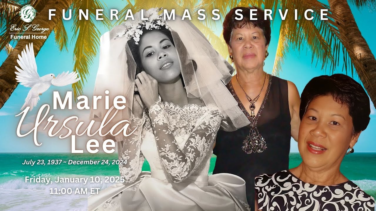 Marie Ursula Lee's Funeral Mass Service - YouTube