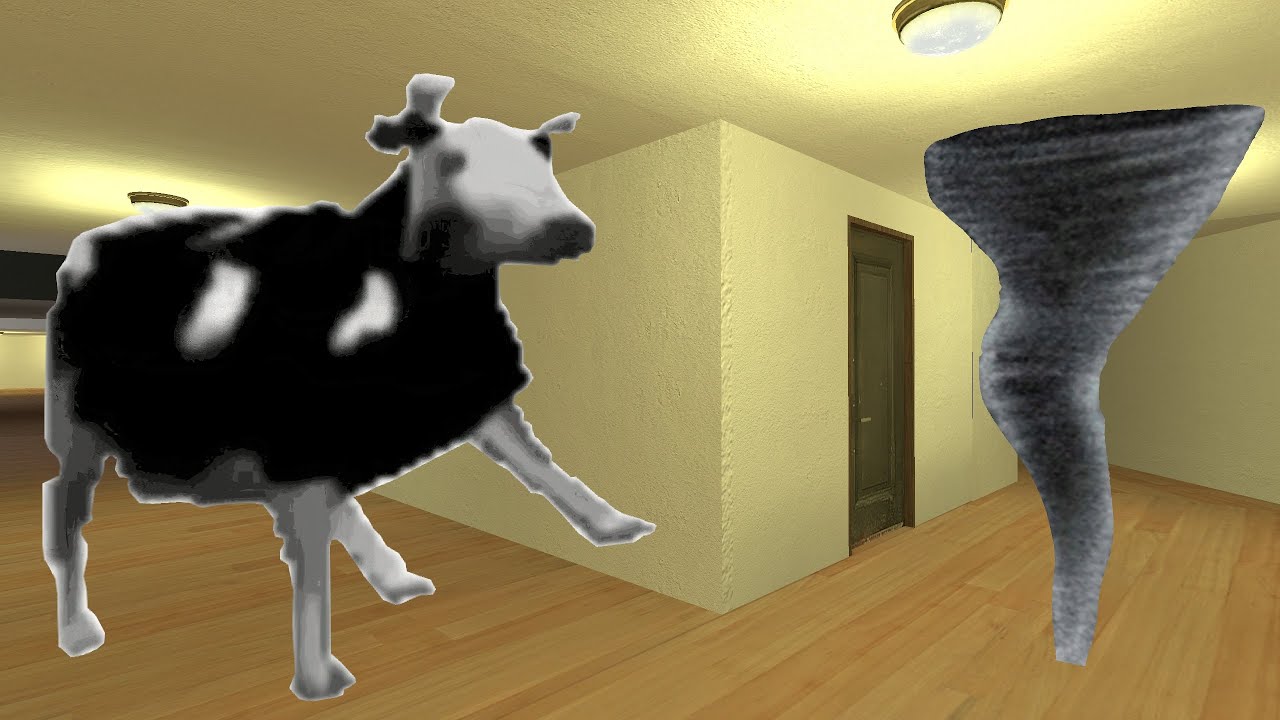 Polish Cow And Tornado Nextbot Gmod - YouTube