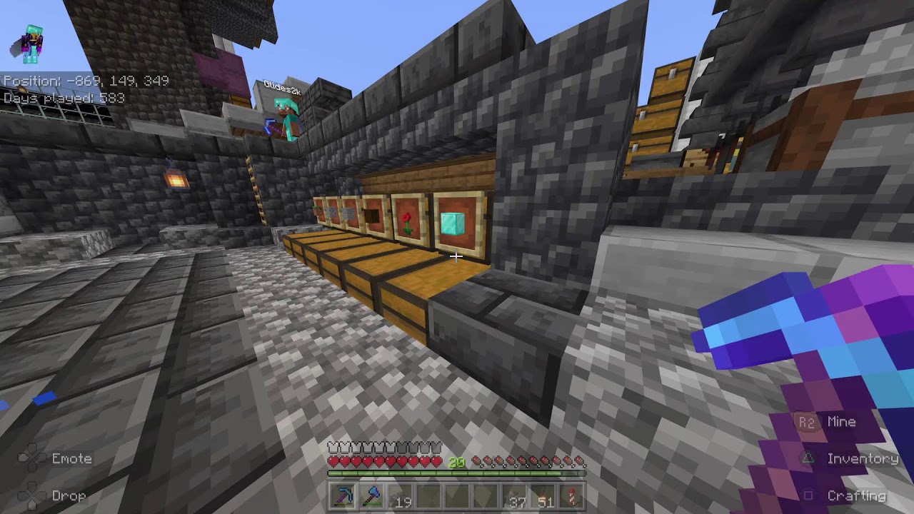 Minecraft Bedrock Survival (currently building)(LIVE STREAMING) - YouTube