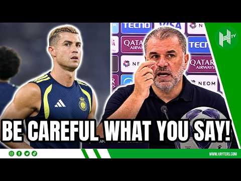 Be CAREFUL what you say about Ronaldo! | Ange Postecoglou