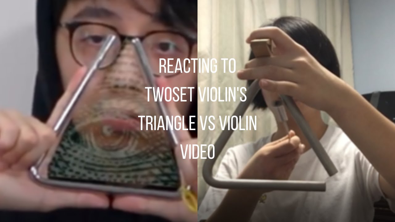 Reacting to Twoset Violin's Triangle VS Violin video | Ng Hoi Yin - YouTube
