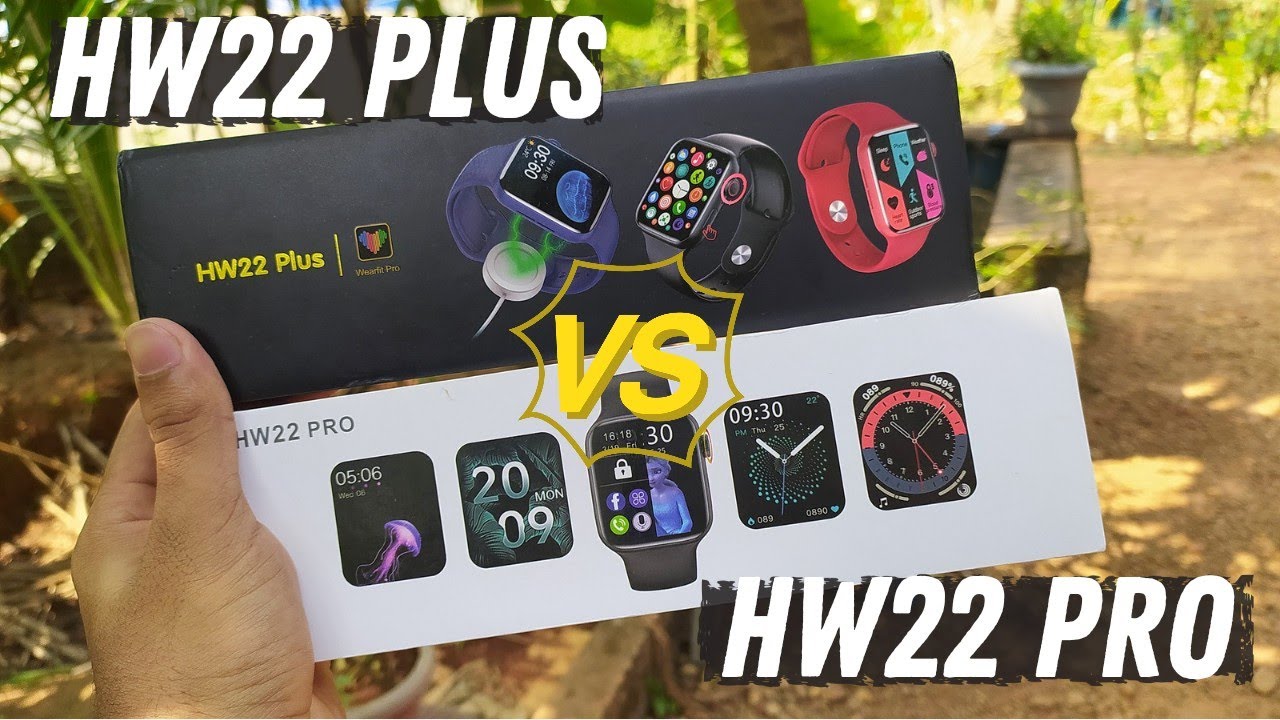 HW22 PLUS VS HW22 PRO SMARTWATCHS UNBOXING AND MALAYALAM FULL REVIEW - YouTube