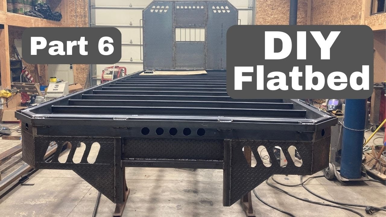 Building A Custom Steel Flatbed For My Kenworth T800 (DIY Flatbed Part ...