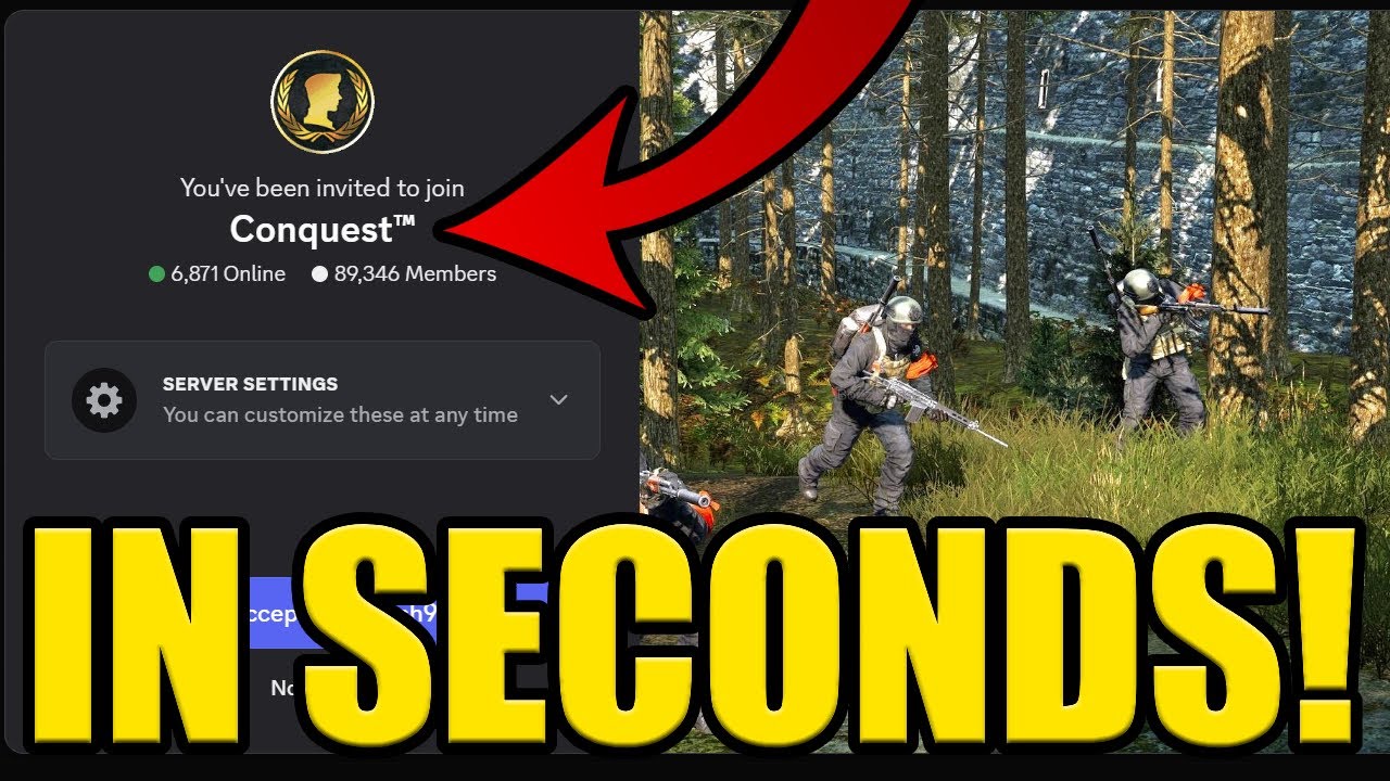 HOW to JOIN DAYZ CONQUEST DISCORD SERVER PC & MOBILE - YouTube