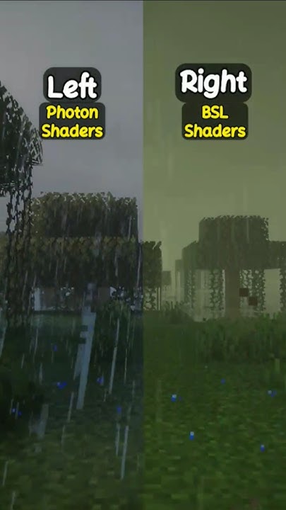 Best Minecraft Shader for Rain 🌧️ #shorts - YouTube