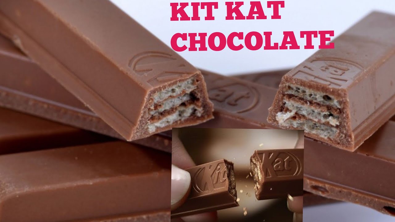 How to make KIT KAT CHOCOLATE l Without Mould lघरीच बनवा KIT KAT ...