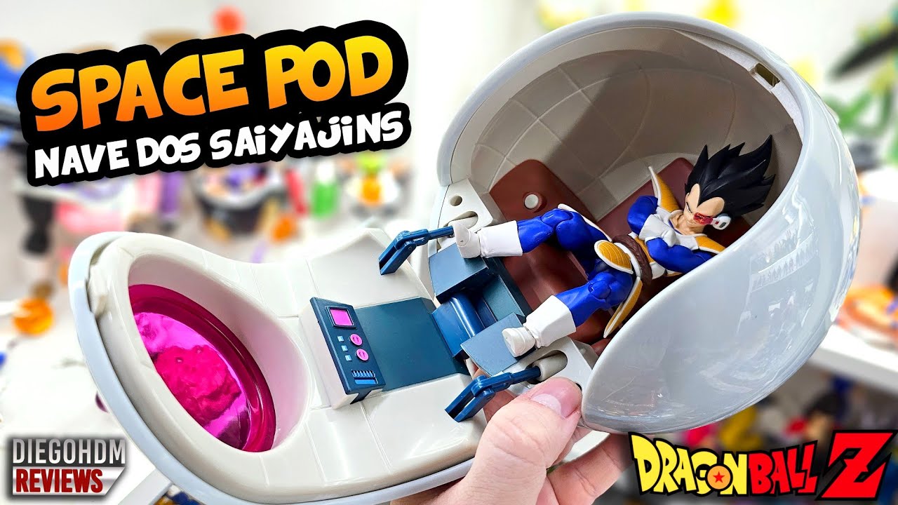 NAVE DOS SAIYAJINS! Space Pod do Vegeta SH Figuarts Dragon Ball Z ...