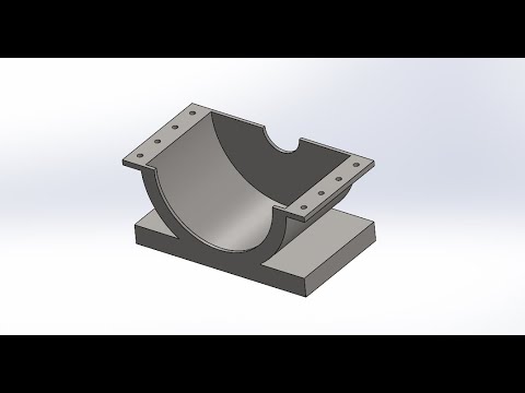 SolidWorks Tutorial | Part Modelling | Lower Housing - YouTube