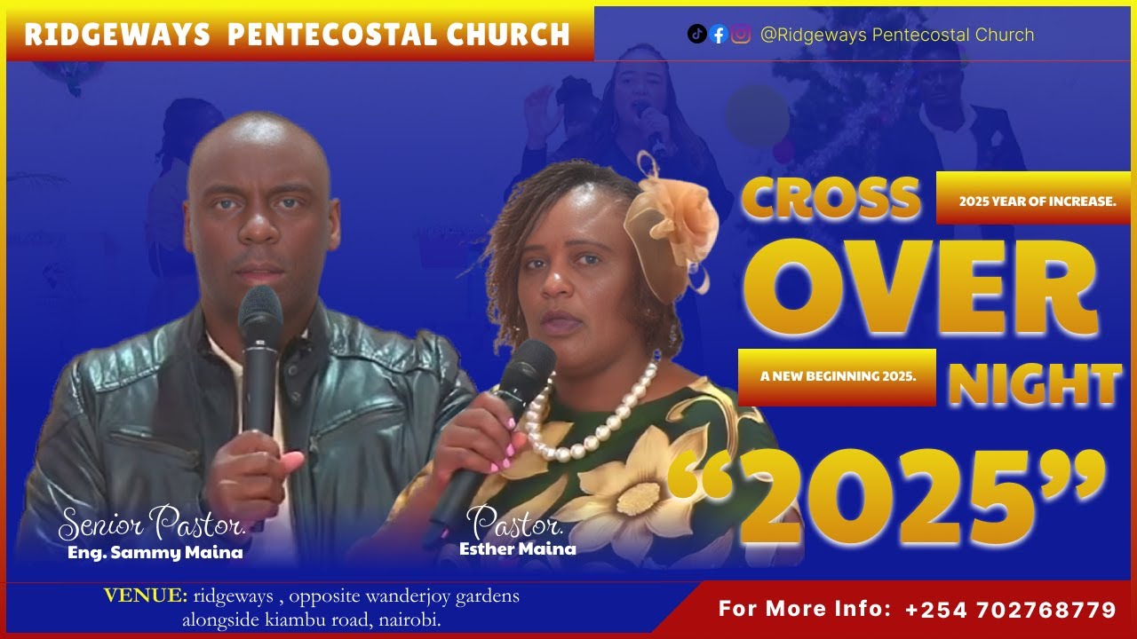 RIDGEWAYS PENTECOSTAL CHURCH LIVE STREAM - CROSS OVER NIGHT 2025, 31ST ...