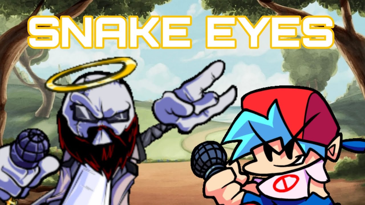 FNF - SNAKE EYES but Jebus and Boyfriend sing it - YouTube