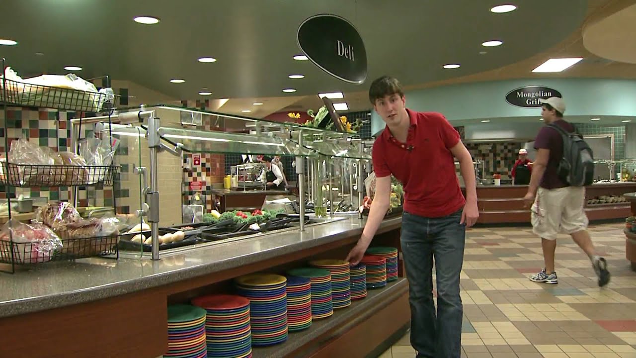Trayless Dining at Illinois State University - YouTube