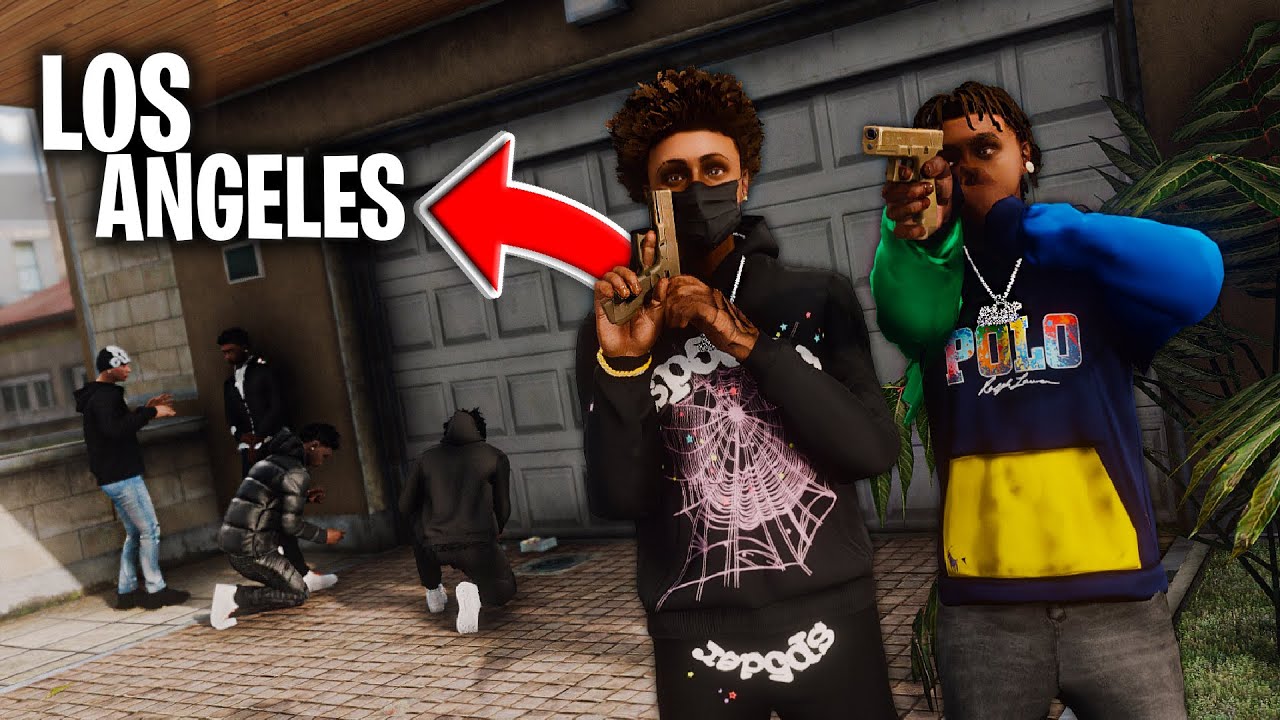 I Survived 24 Hours In LA In Gta 5 Rp! - YouTube