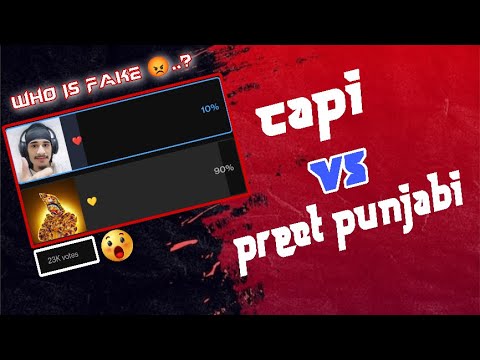 Capi vs preet punjabi controversy | Who is fake..?? | 1v1 tdm bgmi live ...
