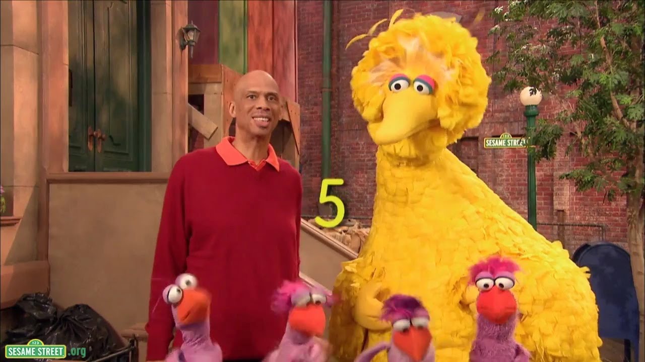 Sesame Street: Kareem Abdul-Jabbar & Big Bird -- Subtraction - YouTube