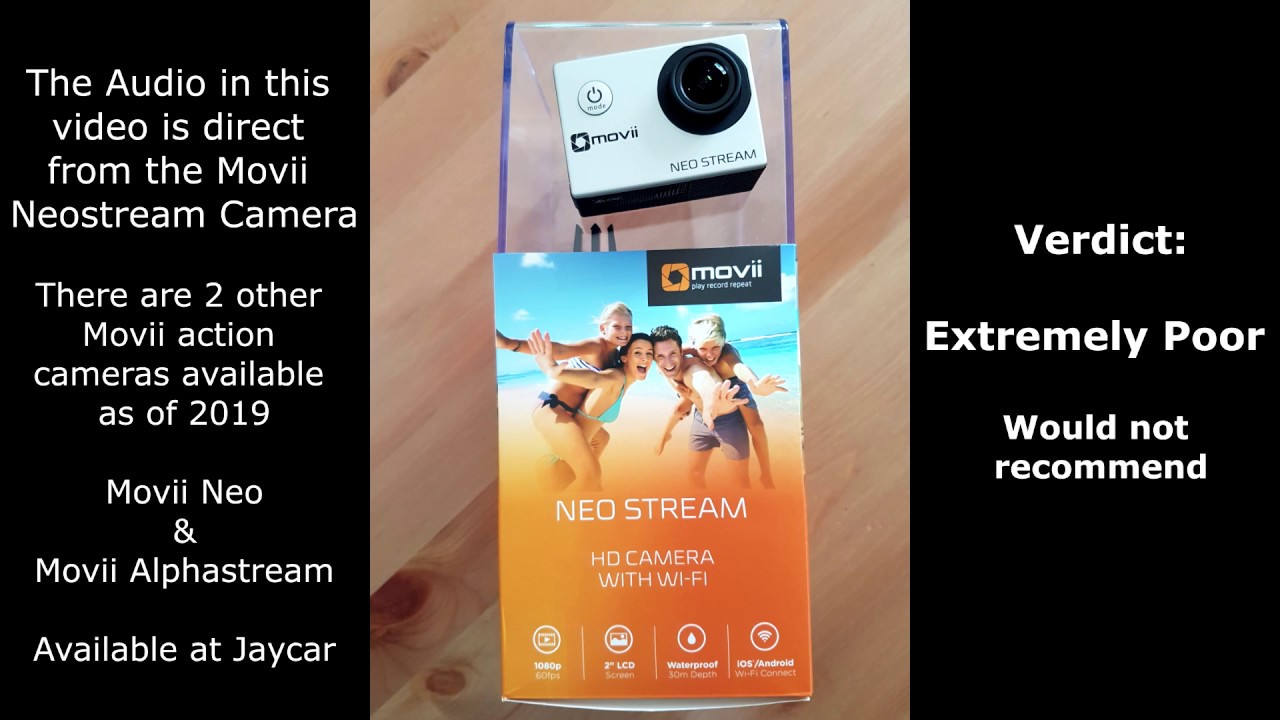 Movii Neostream action camera review - YouTube