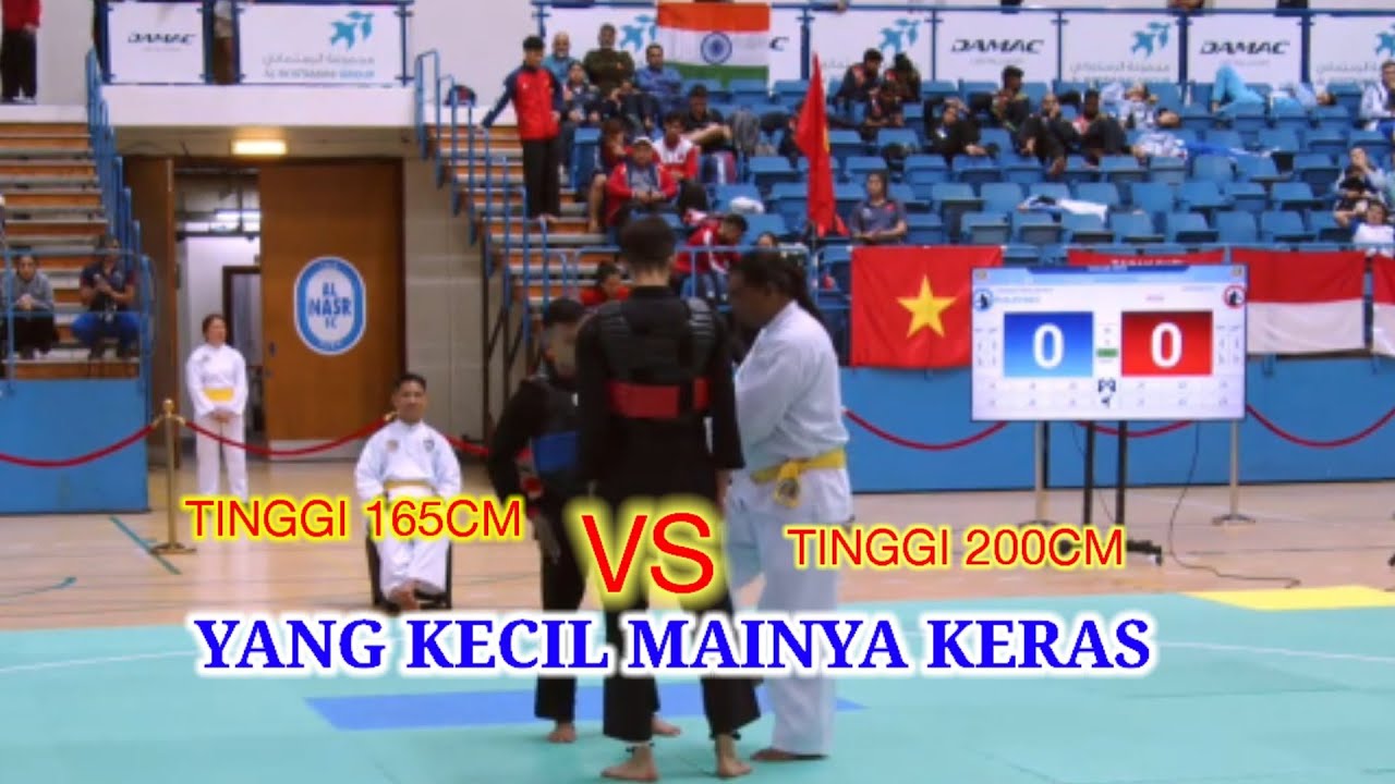 BUKTI NYATA YANG TINGGI GA SELALU MENANG , ATLIT SILAT IRAN DI BUAT ...