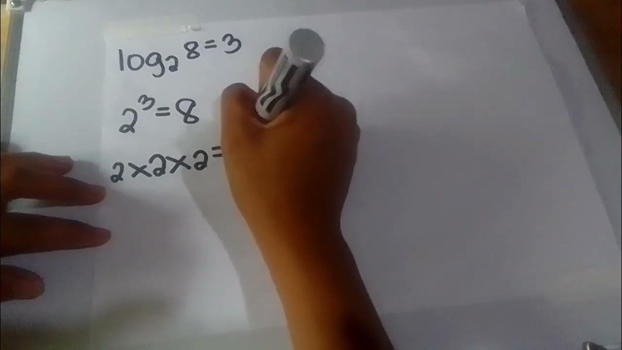 WRITING LOGARITHM, EXPONENT - YouTube