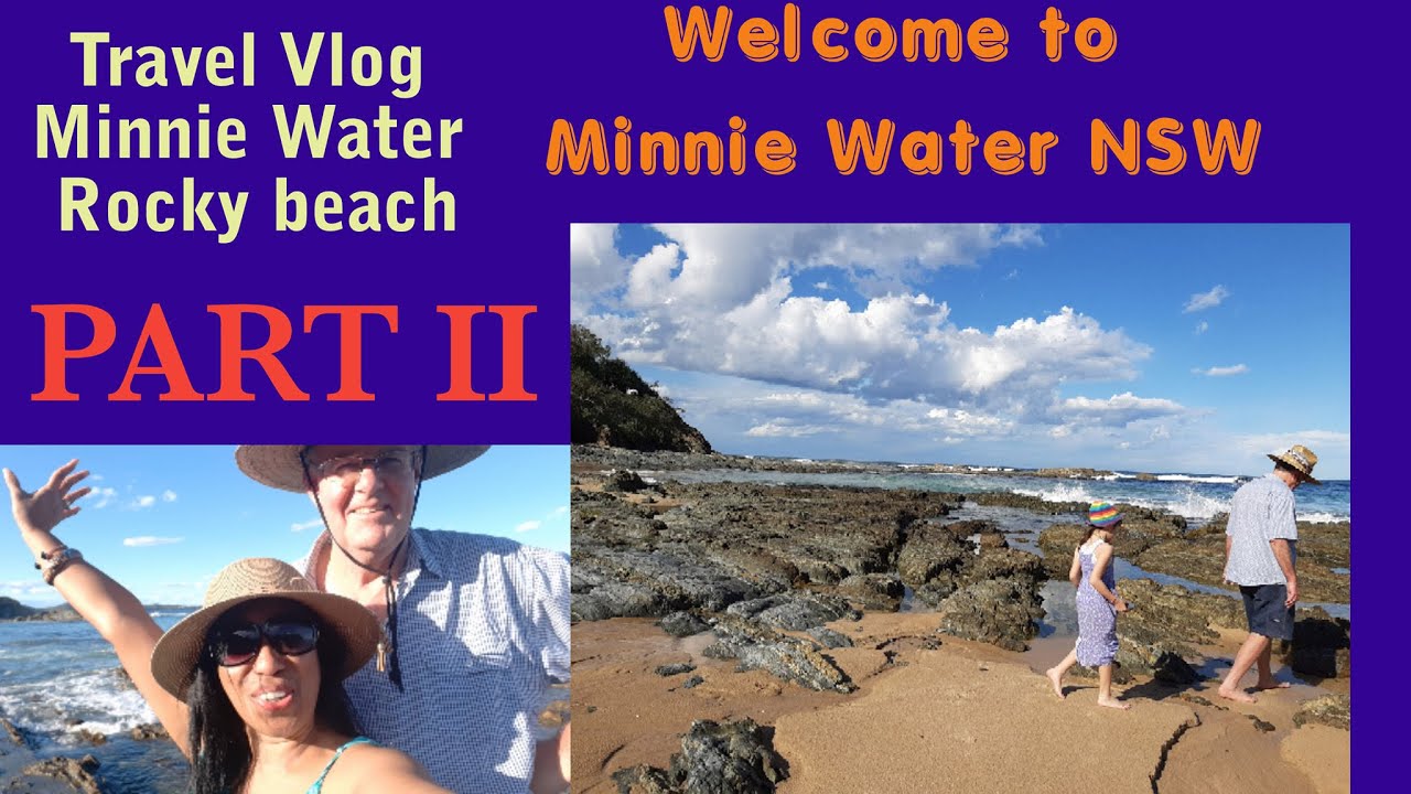 Travel Vlog Minnie Water beach Pantai berbatu di Australia Part II ...