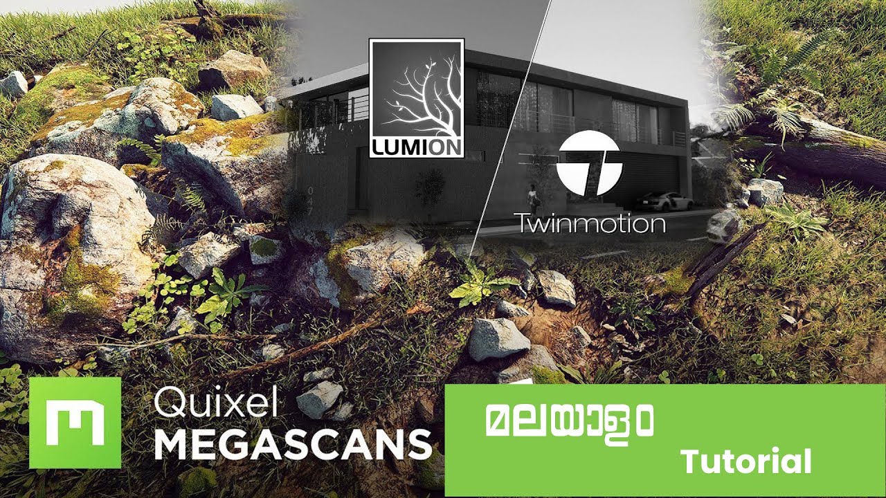 Using #Quixel #Megascans assets inside Twinmotion#&Lumion#tutorial#2021 ...
