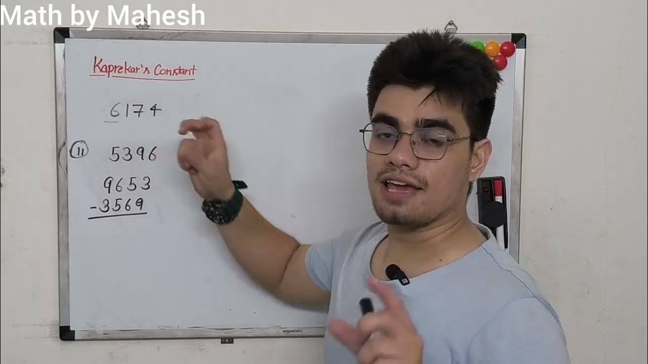 Kaprekar's Constant (Magical number) - YouTube