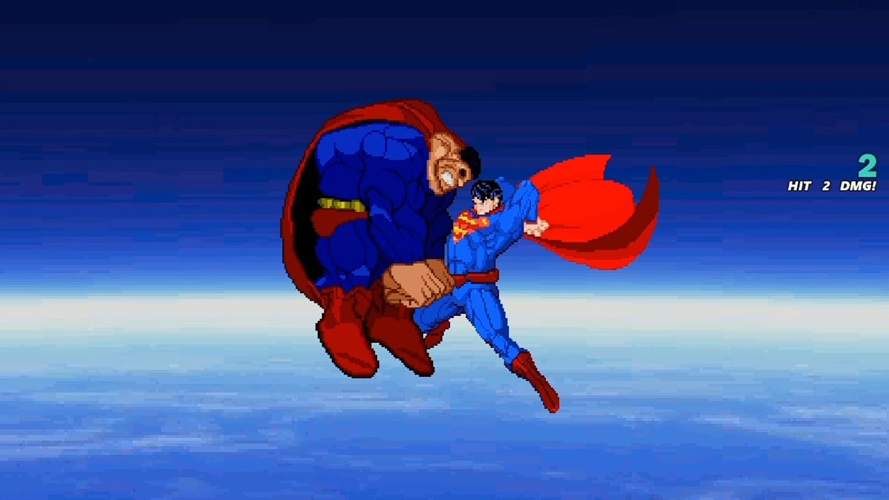 OVERDOSE SUPERMAN vs SUPERMAN - High Level Awesome Fight! - YouTube