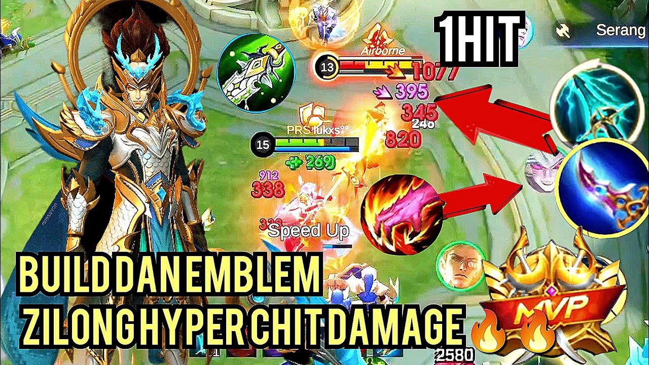 ZILONG HYPER KEMBALI META DI SEASON 33 // INI BUILD DAN EMBLEM TERSAKIT ...
