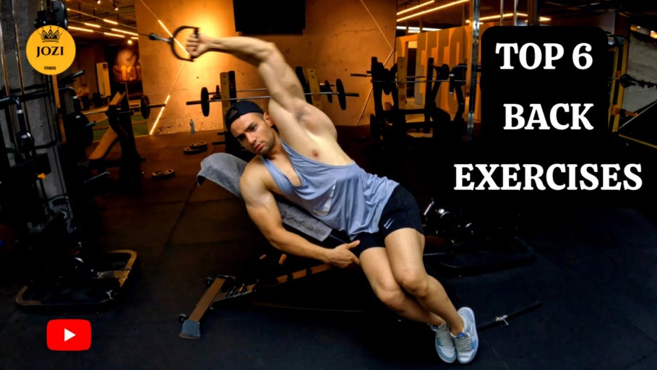 TOP 6 BACK EXERCISE | back bigger - YouTube