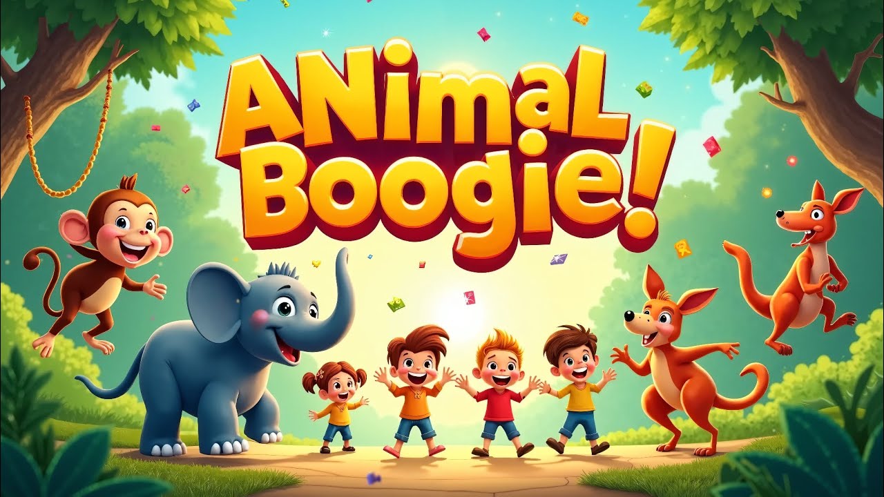 Animal Boogie 🐒 | Fun Dance Song for Kids | Sing & Move with Dancing ...